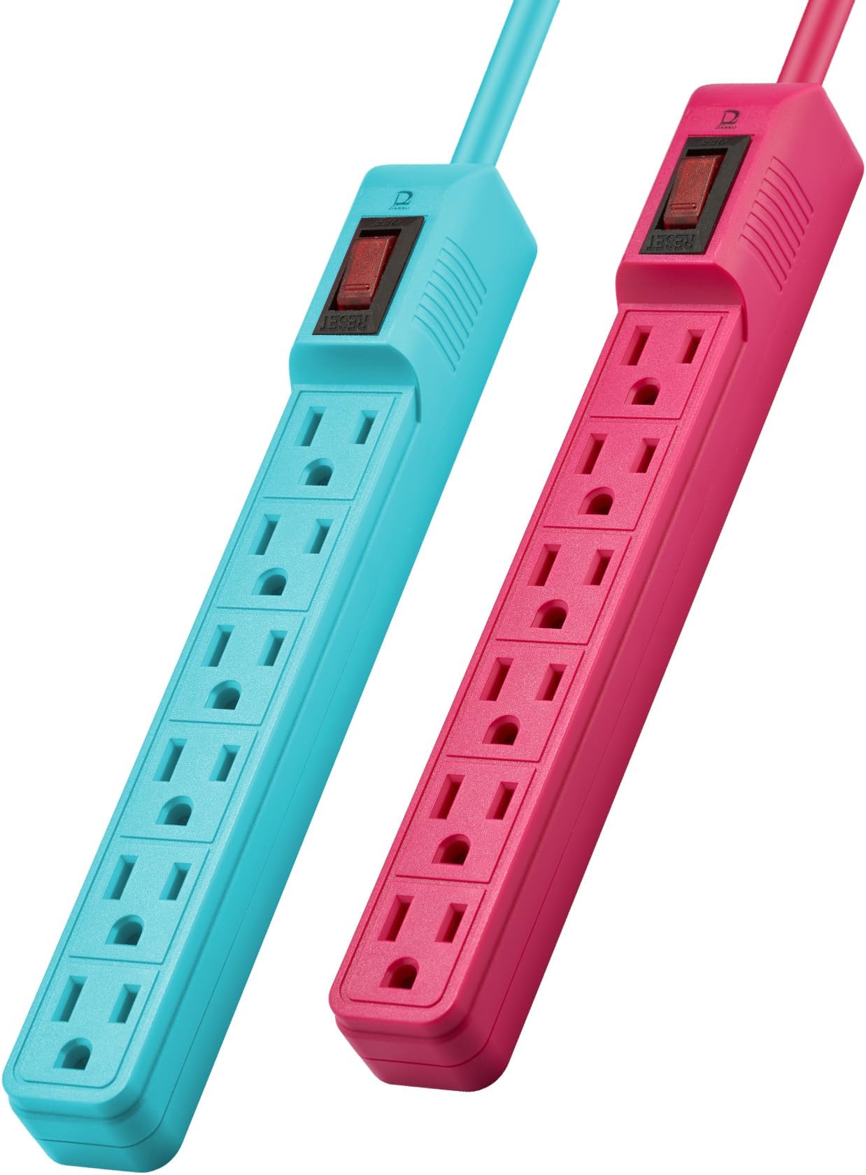 Amazon.com: Topzone 1 Feet 6 Outlets Built-in Safety Circuit Breaker ...