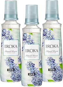 Amazon | 【まとめ買い】フレアフレグランス IROKA 液体 柔軟剤 ナチュラルブリーズの香り 本体570ml ×3個セット | ノーブランド品 | 液体柔軟剤