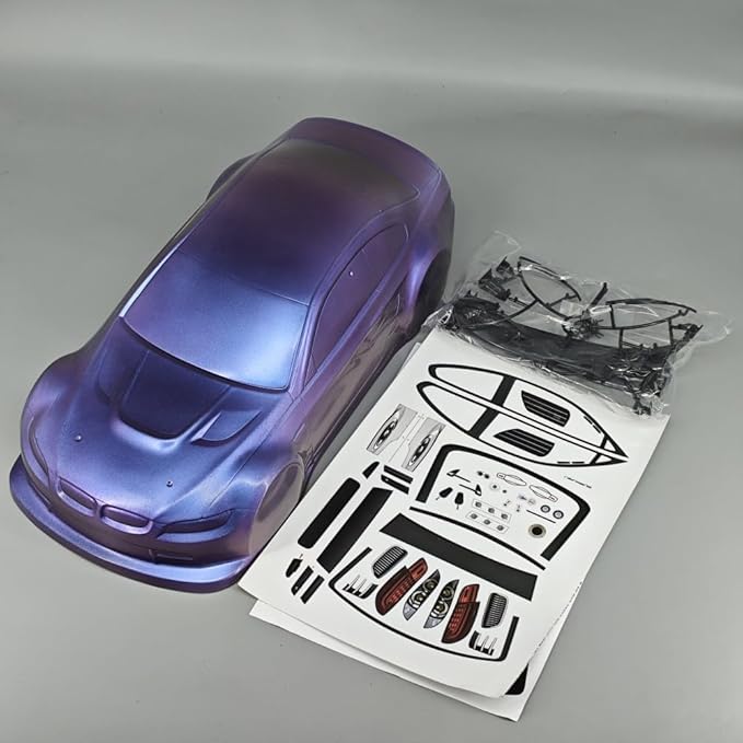 Amazon.com: SANTAIZI 1/10 Scale E92 Style RC Body Shell Replacement for ...