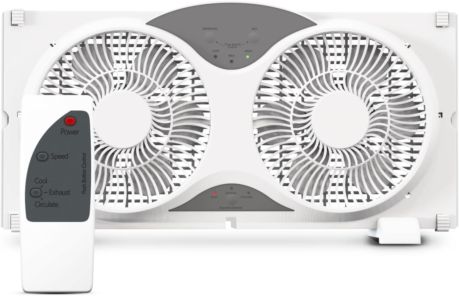 Amazon.com: Craig Dual Window Fan with Reversible Airflow - Perfect ...