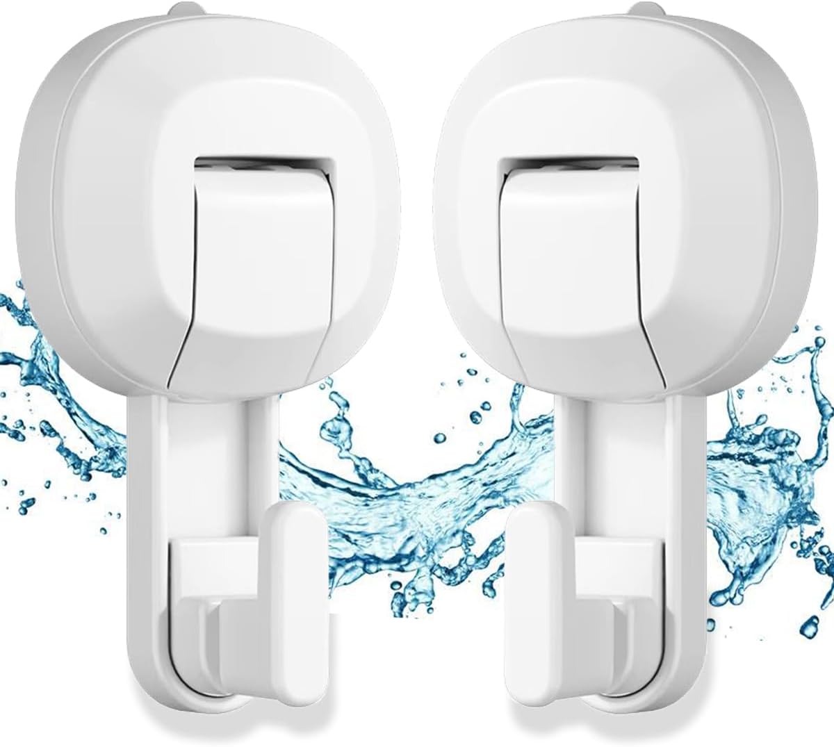 Amazon.com: Eiubco Suction Cup Hooks, 2Pack Heavy Powerful Vacuum Hook ...