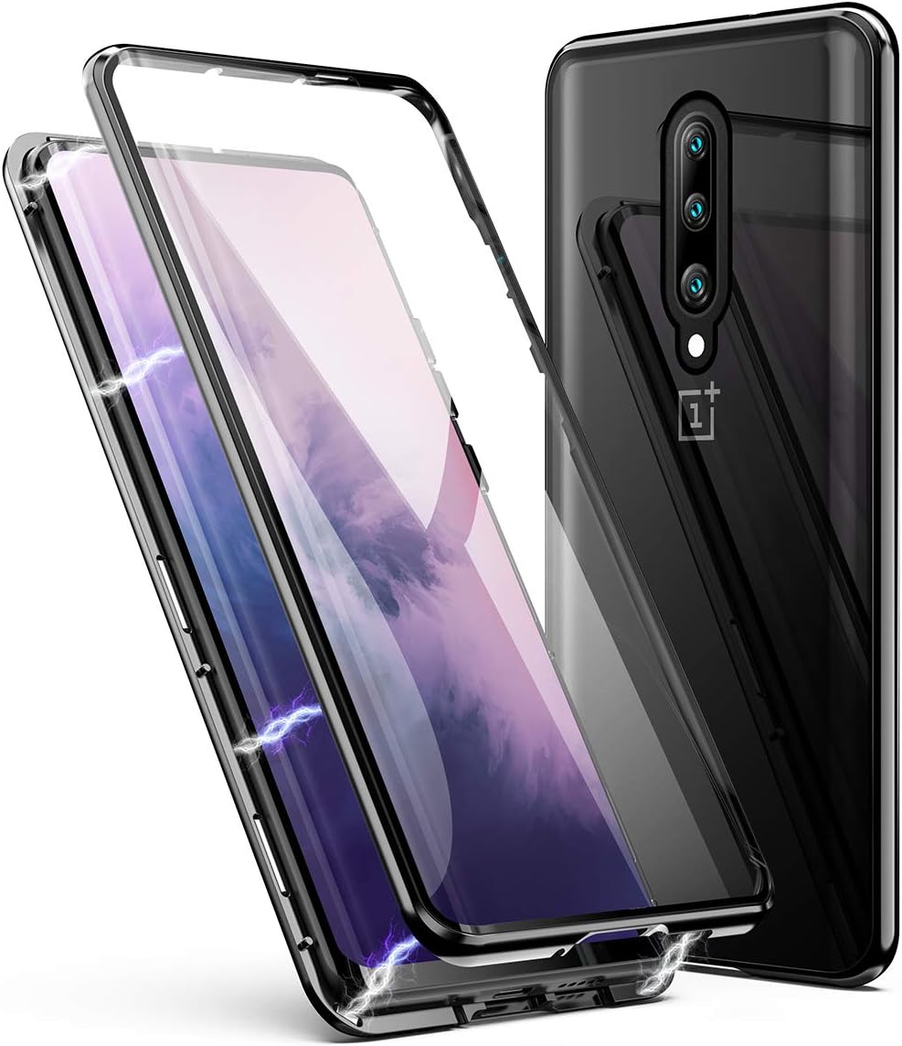 Amazon.com: OnePlus 7 Pro Case, ZHIKE Magnetic Adsorption Case Front ...