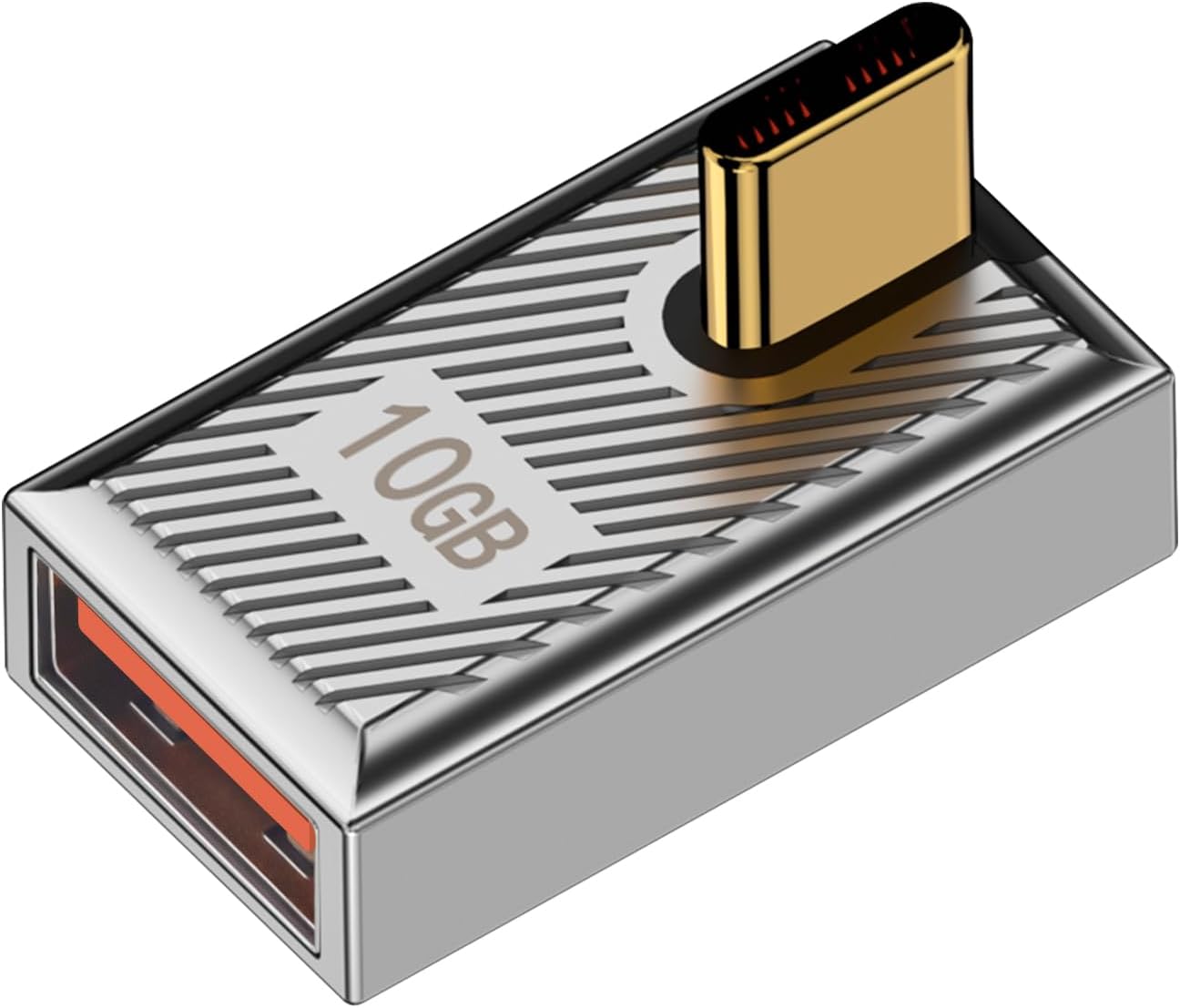 Amazon.co.jp: Duttek L字USB-C USB-A アダプタは、120W 10Gbps USB-Cオス USBメス 変換 ...