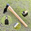 Amazon.com : 14 Inch Heavy Duty Curved Hoe, Without Welding, Gardening ...