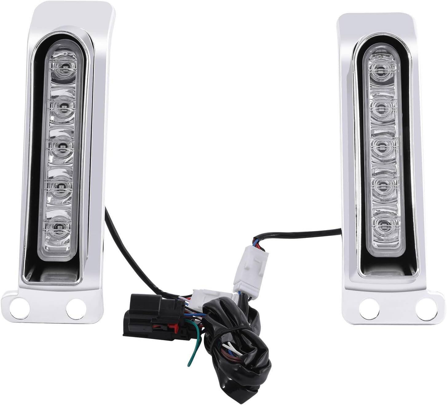 Amazon.com: HCmotorku Motorcycle LED Filler Panel Lights Rear Fender ...