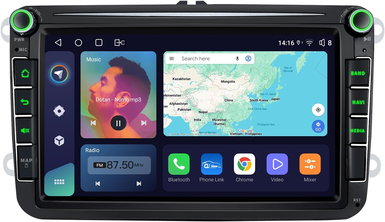 Amazon.com: Joying 8" Car Stereo RCD330 Plug and Play Car Radio ...