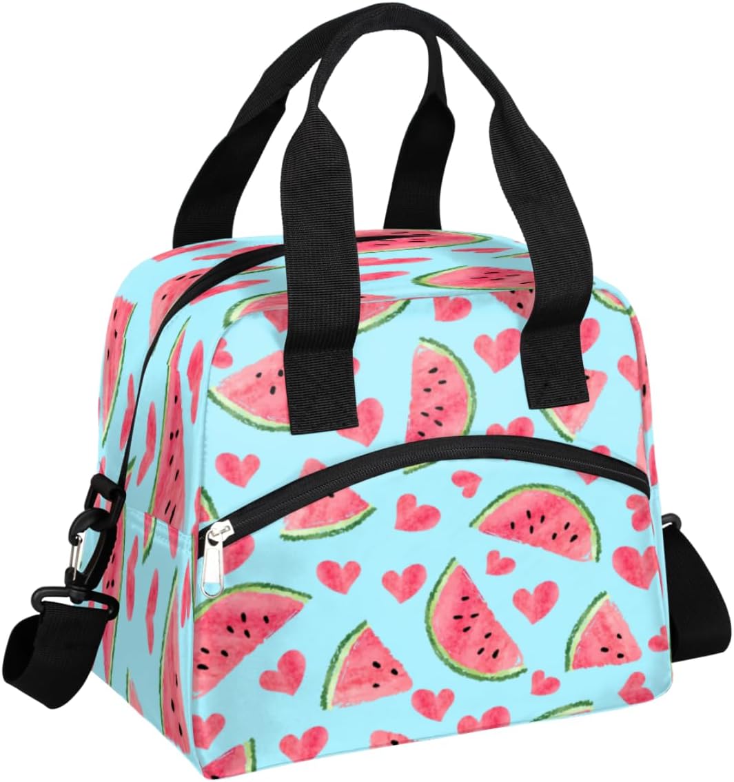 Amazon.com: SinSenMa Watermelon Fashion Insulated Lunch Bag Sky Blue ...