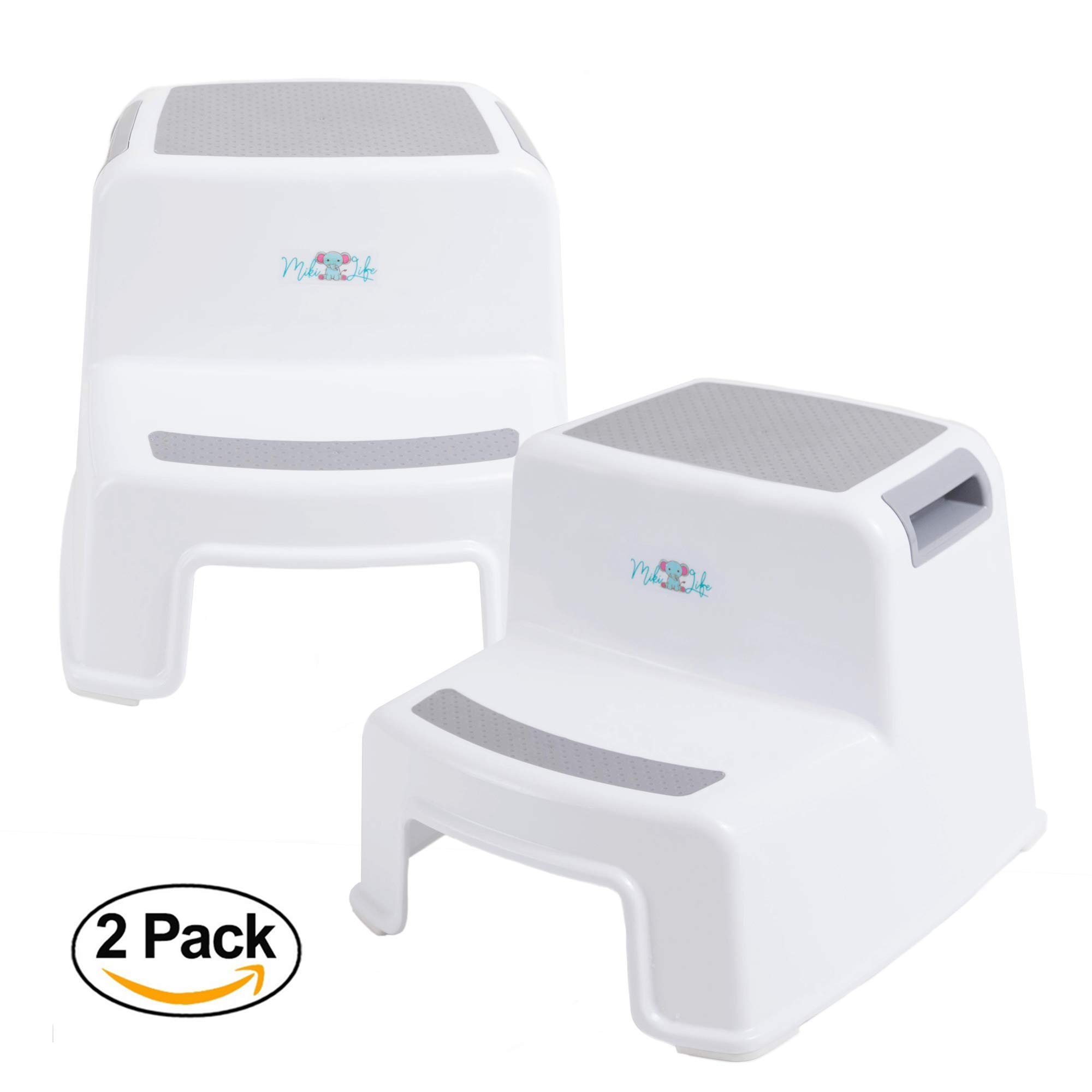 Buy 2 Step Stool for Kids | Slip Resistant Soft Grip for Safety ...