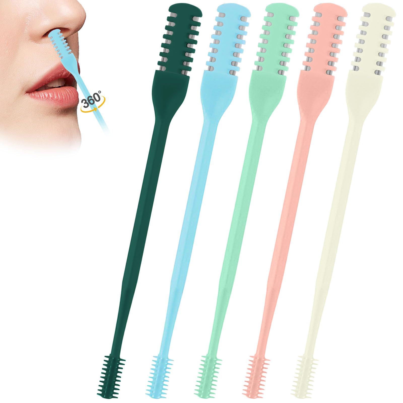 Amazon.com: Tokusatsu 5 Pcs Nasal Hair Cutter, Upgraded 2-in-1 Double ...