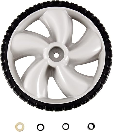 Amazon.com: Arnold 12-Inch Plastic Wheel for Walk-Behind Mowers : Patio ...
