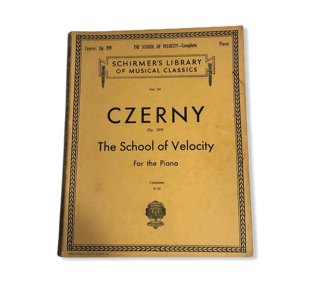CZERNY OP. 299 - THE SCHOOL OF VELOCITY FOR THE PIANO COMPLETE ...