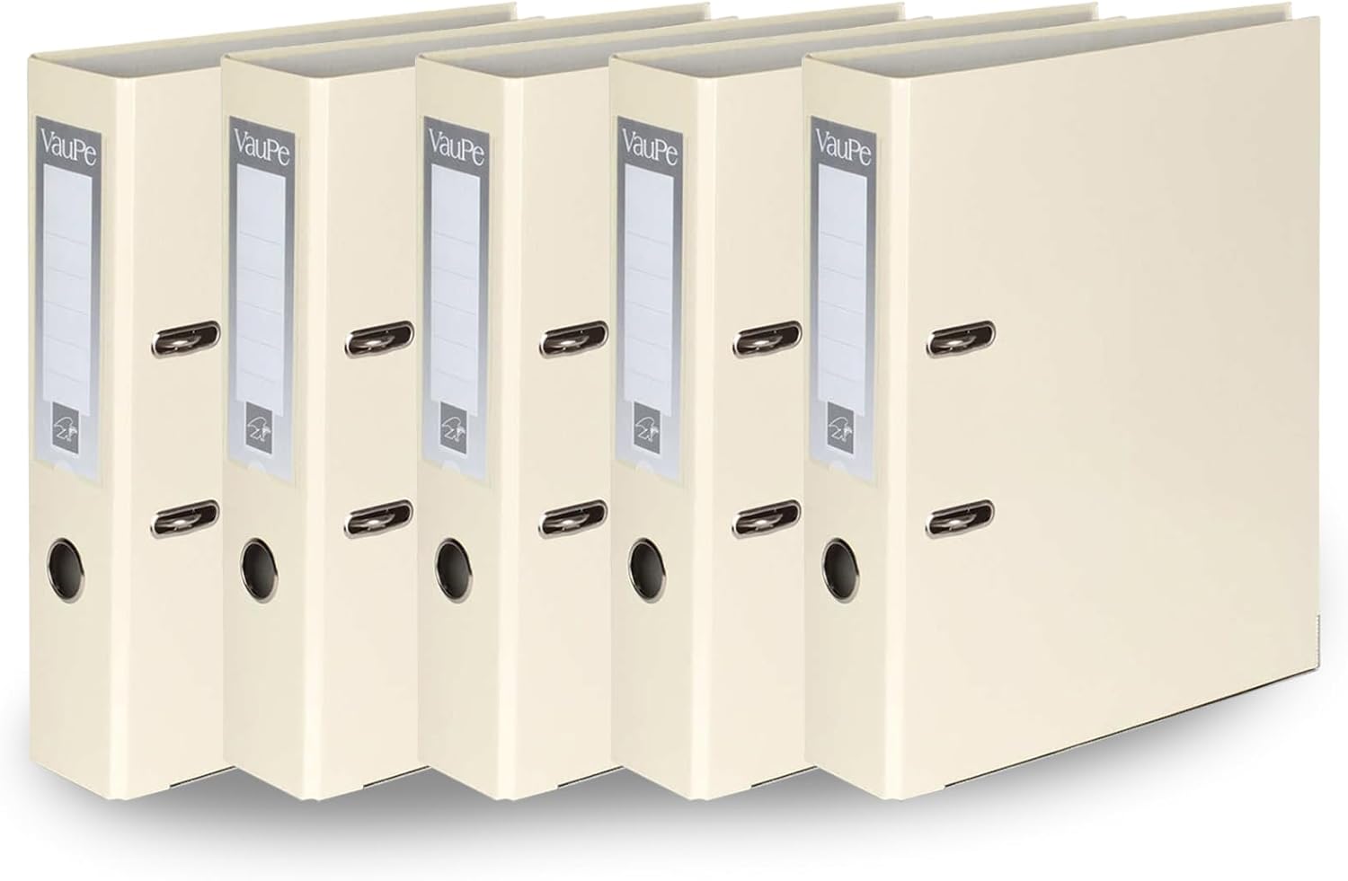 OFFICE CENTRE 5X Vanilla A4 Large 75mm Lever Arch File Folder Metal ...