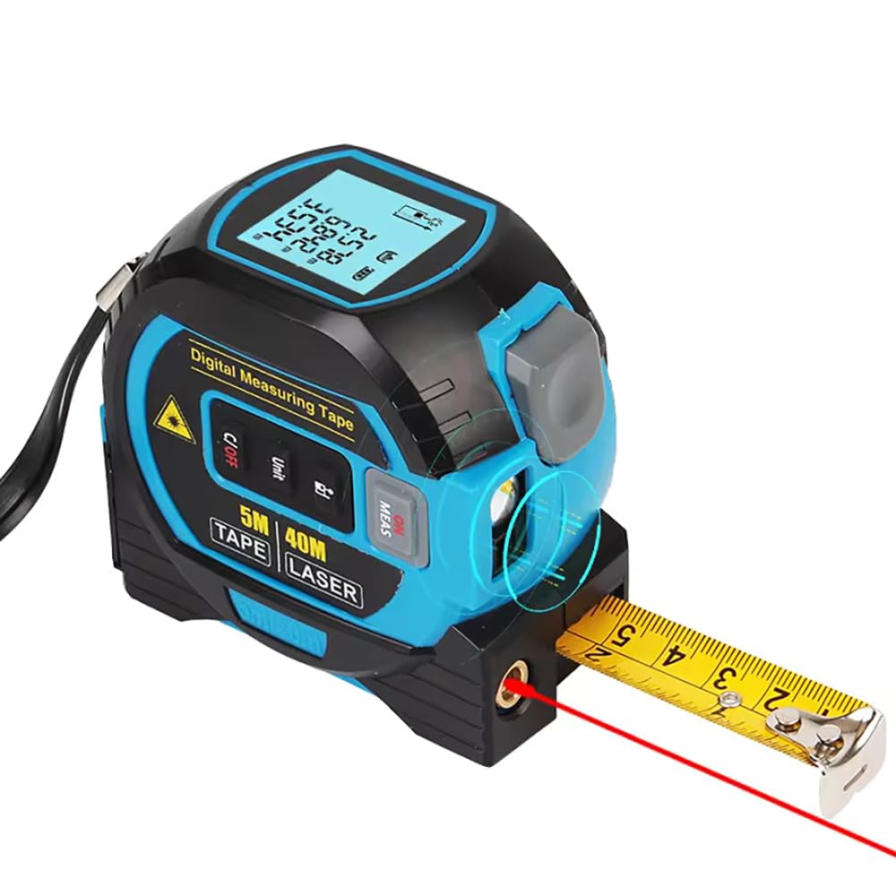 Amazon.com: 3 in 1 Laser Tape Measure, Digital Laser Distance Meters ...