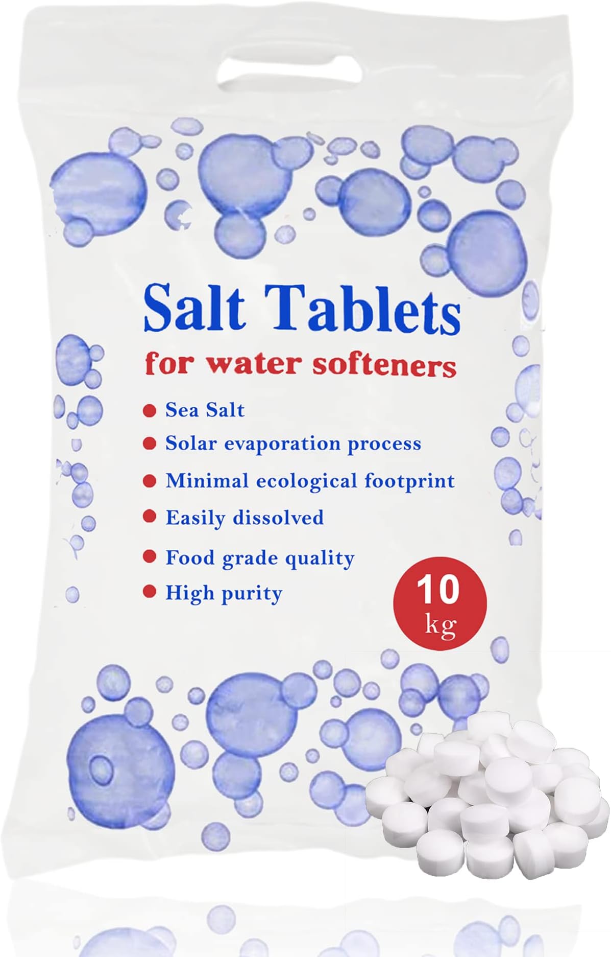 WATER SOFTENER SALT TABLETS 10KG 2 packs large saving : Amazon.co.uk ...