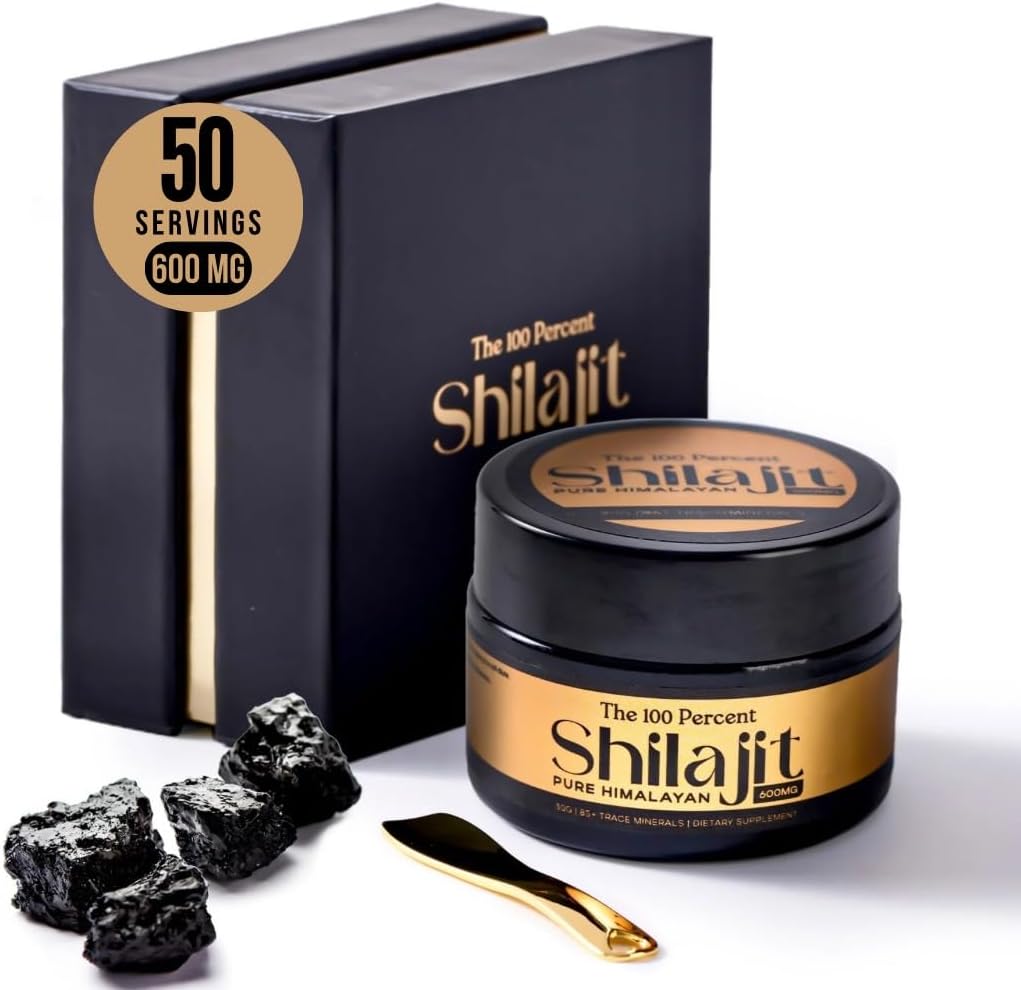 Amazon.com: The 100 Percent Pure Himalayan Shilajit for Men & Women ...