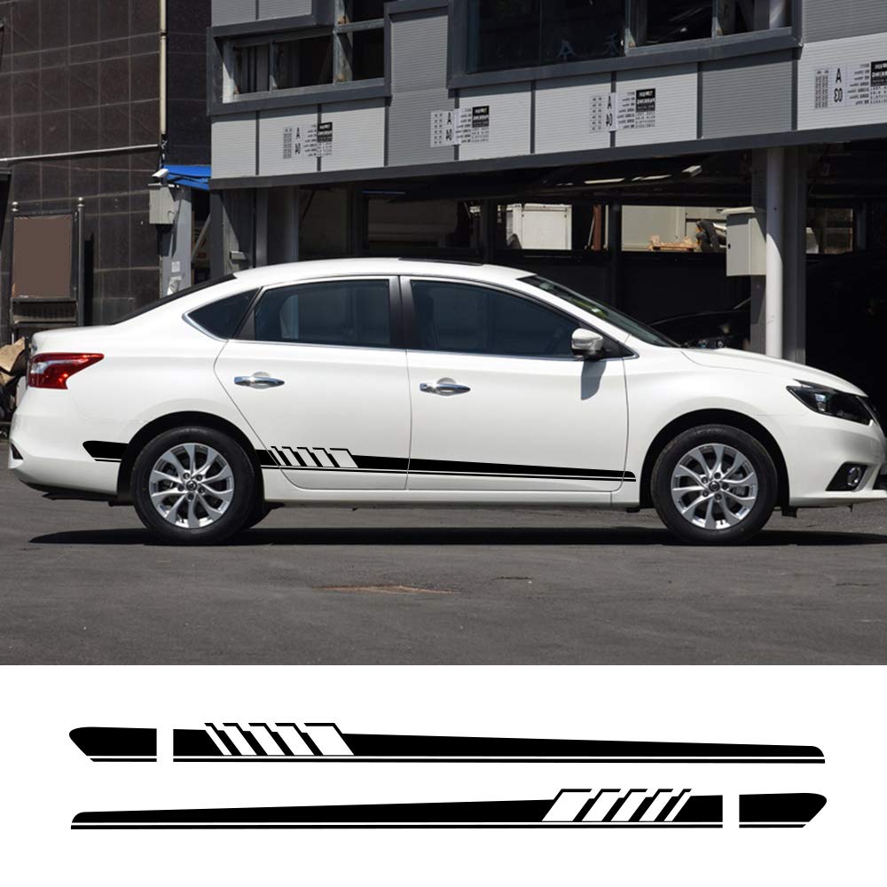 Fsxtlll Car Side Skirt Sticker Stickers Vinyl Decals For Nissan ...