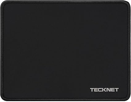 TECKNET Mouse Pad with Anti-fray Stitching, Waterproof Surface & Non ...