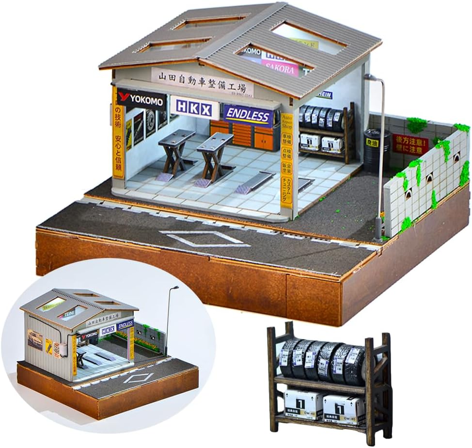 Amazon.com: DIY Miniature and Furniture Dollhouse Kit,Mini 3D Wooden ...