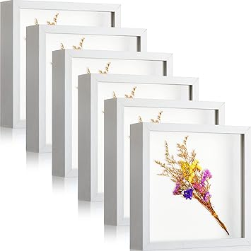 Amazon.com - Tuanse 6 Pieces Shadow Box Picture Frame Square Shadow ...