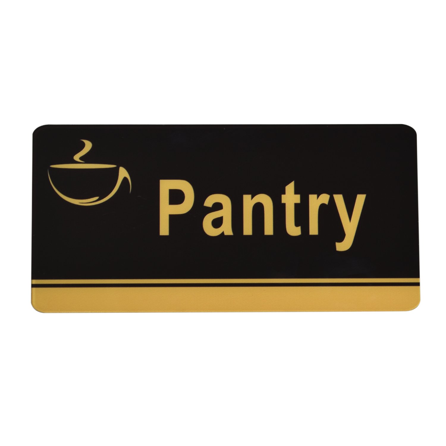 Pantry Sign Plate Wall or Door Sign with 3M Tape Sign board by Geboor ...
