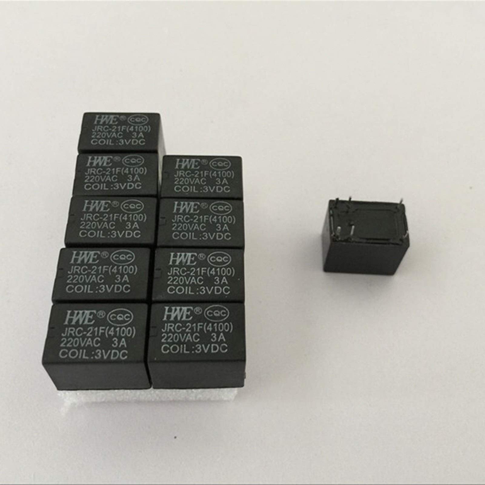 Buy Relay 10pcs Miniature PCB relay 6 pins mini relay DC 3V 5V 6V 9V ...