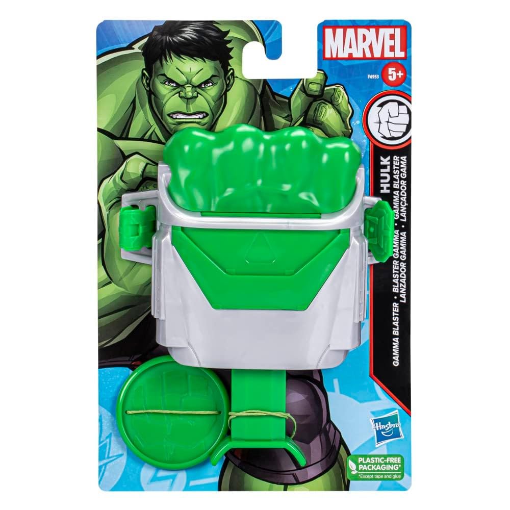 Buy Marvel Hulk Gamma Blaster with Disc,Role Play Super Hero Toys for ...