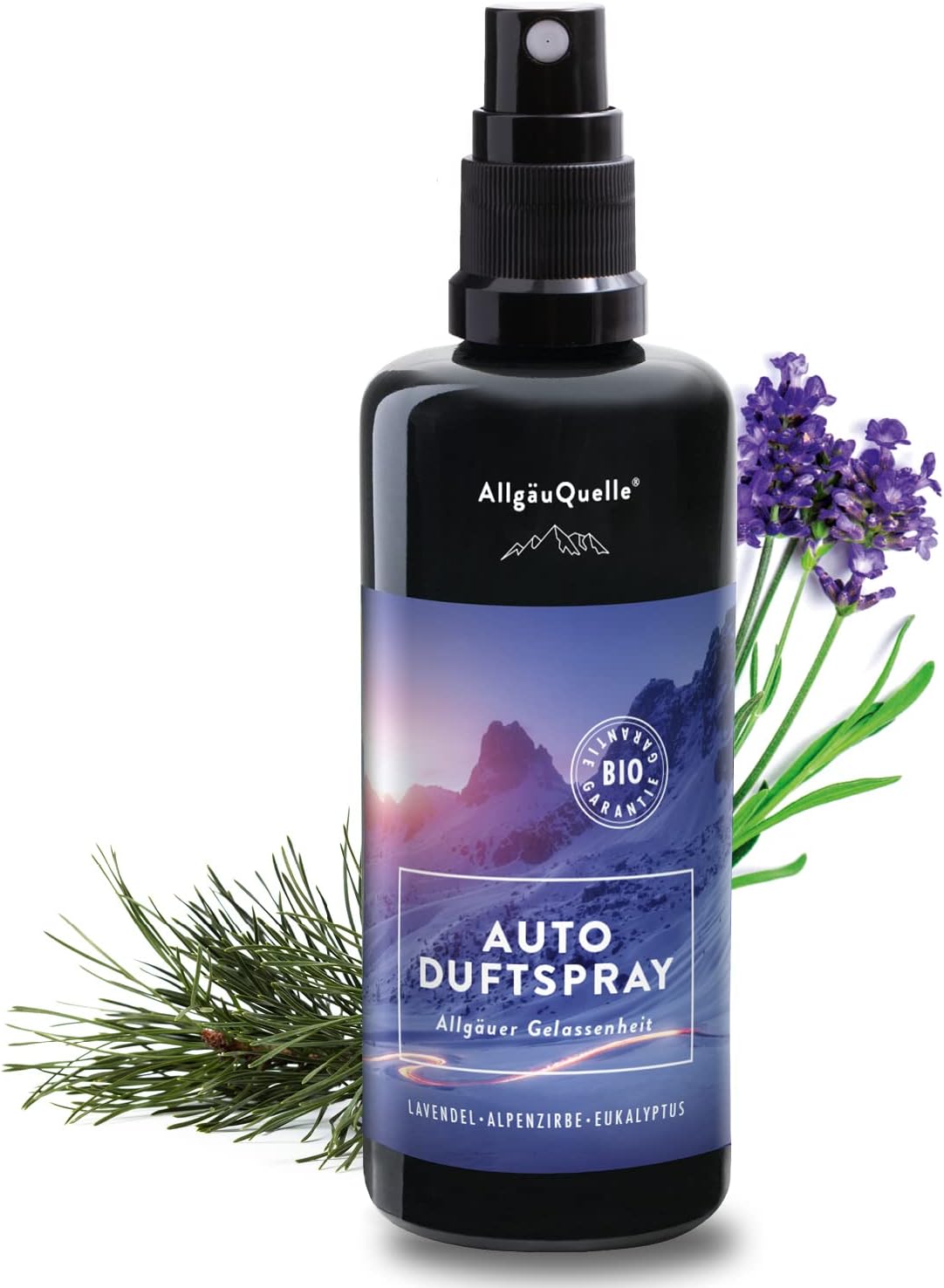 AllgäuQuelle® Auto Duftspray | Der BIO Auto-Duft als natürlicher Auto ...