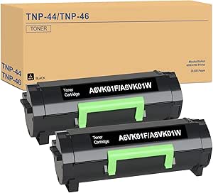 Amazon.com: BUEGOO TNP-44 TNP-46 A6VK01F A6VK01W Black Toner Cartridge ...