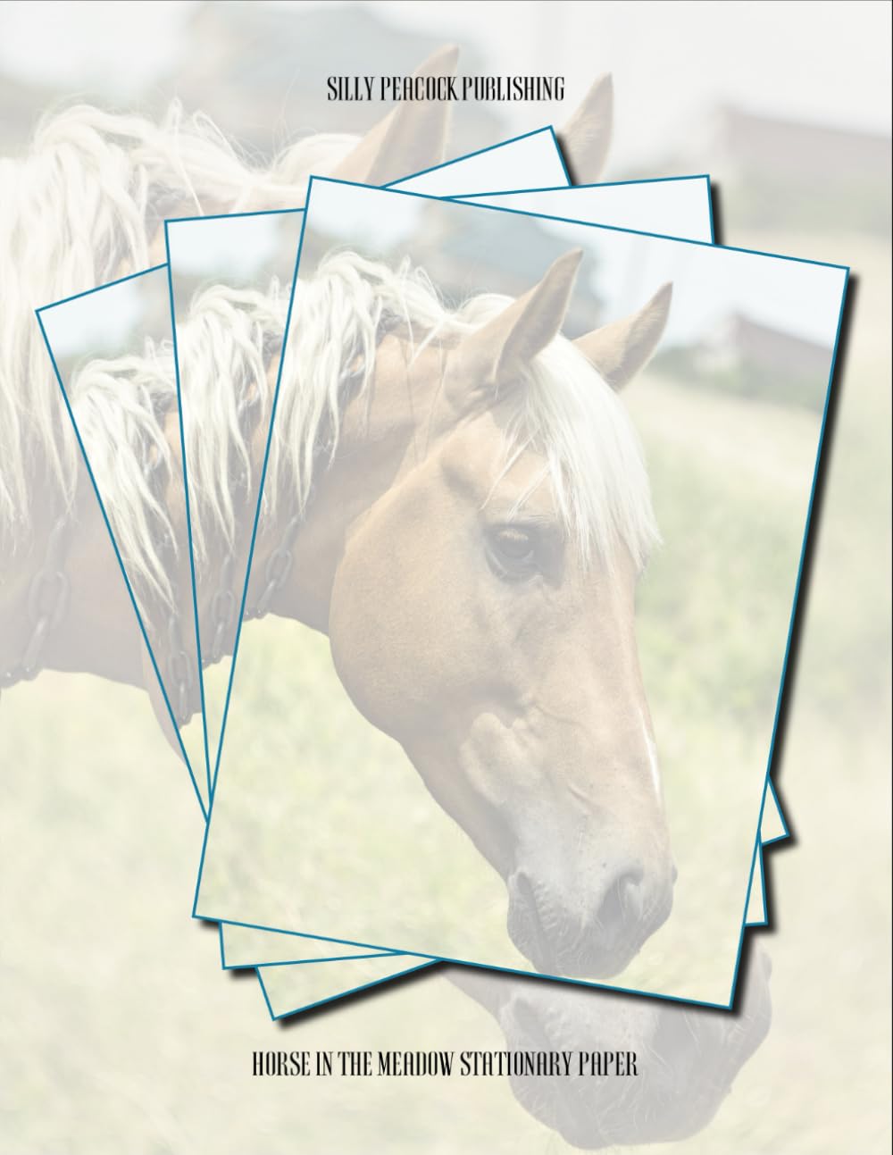 Horse Stationary Paper: Horse In The Meadow Stationery Letterhead Paper ...