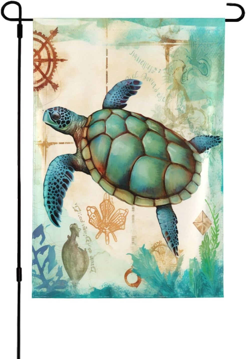 Amazon.com: Dewoofly Sea Turtle Garden Flags Double Sided, Welcome Fall ...