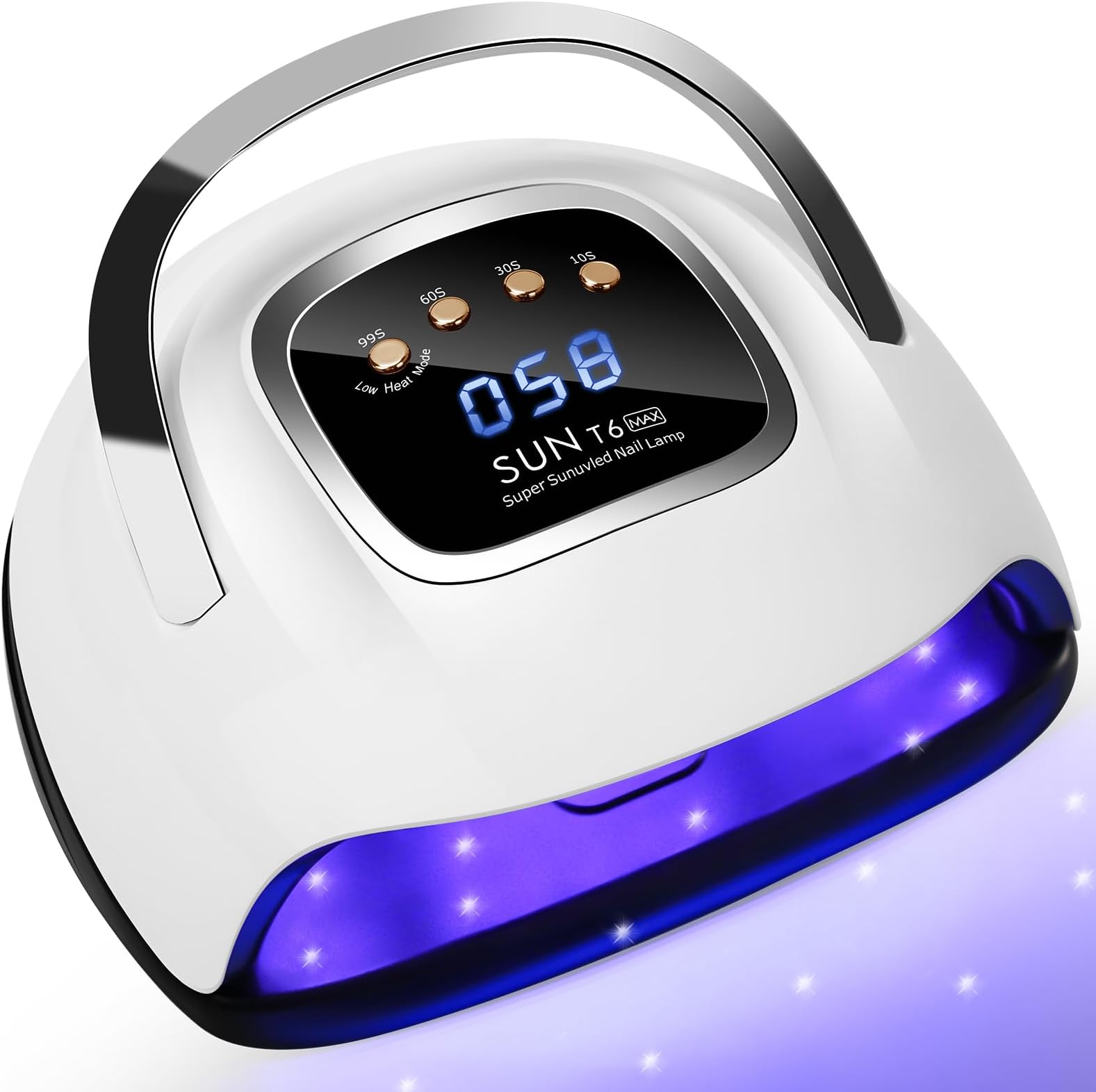 UV Nail Light, ARCWEISSO 220W UV LED Nail Lamp UV Light for Gel Nails ...