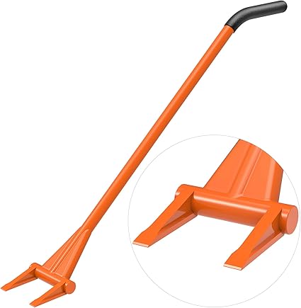 Dolibest Heavy Duty Crowbar, 122cm Long Handled Pry Bar Bent Large ...