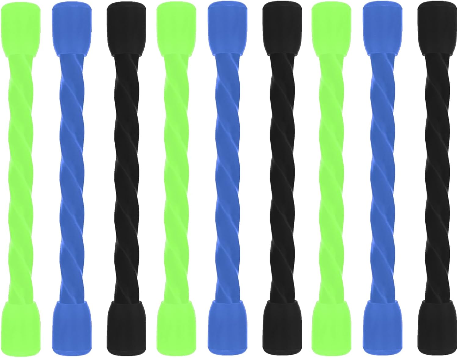 Amazon.com: 9PCS 4-Inch Silicone Cable Ties, Bendable Rubber Twist Ties ...
