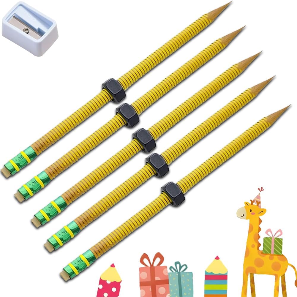 Amazon.com: ADHD Pencil, Threaded Pencil Fidget, Threaded Pencils for ...