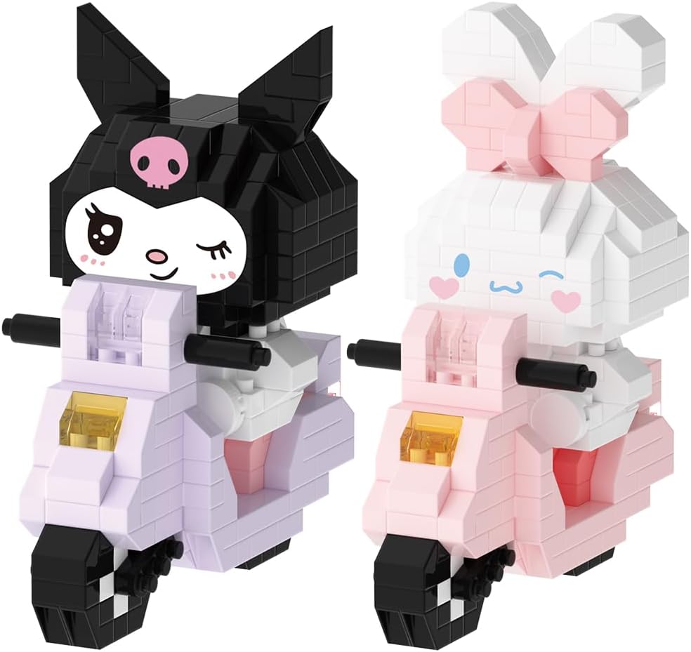 Hilloly S-anrio Building Blocks, Cute Cartoon Building Blocks, C ...