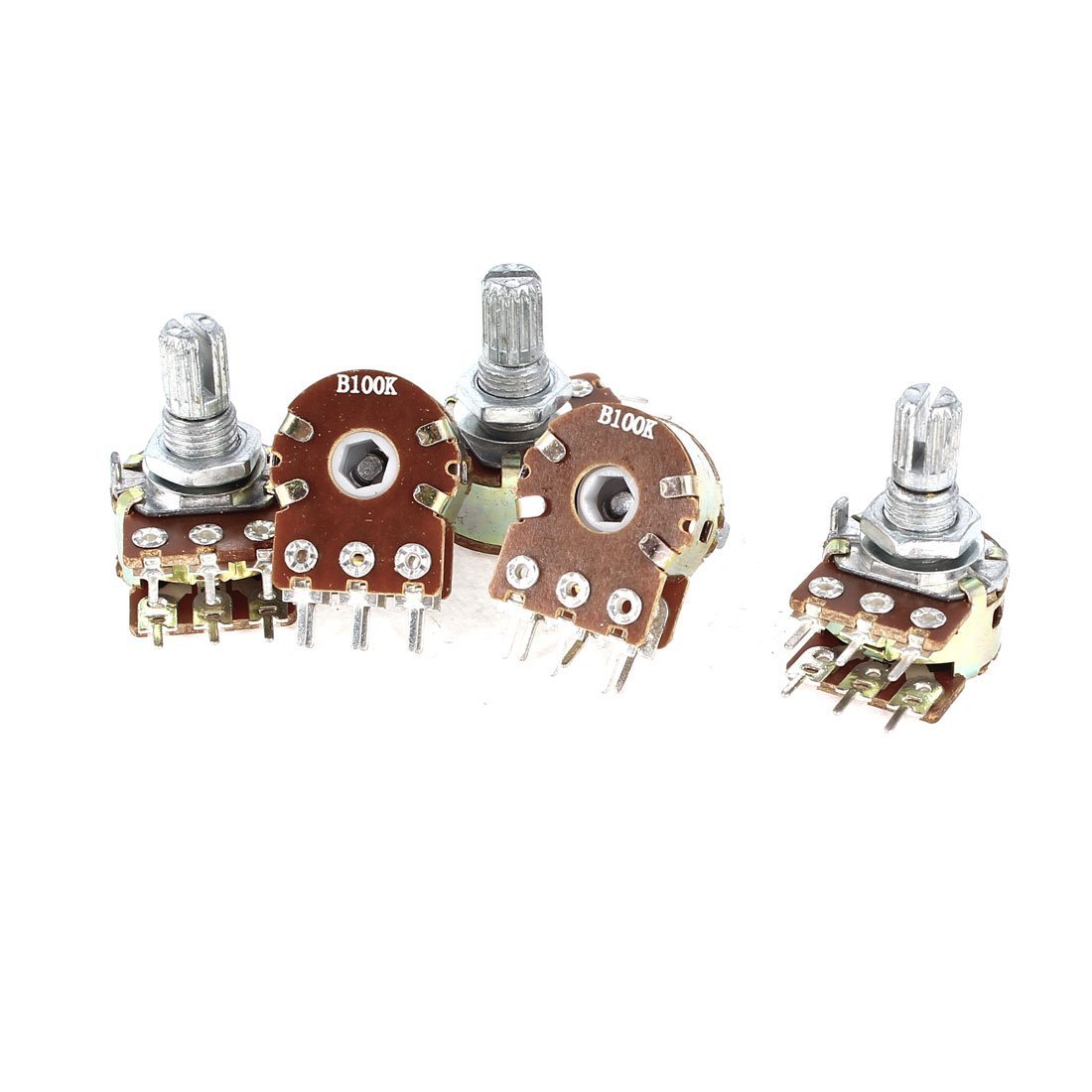 Buy ELECTROPRIME a14052200ux0321 5 x B100K 100K Ohm Metal Rotating ...