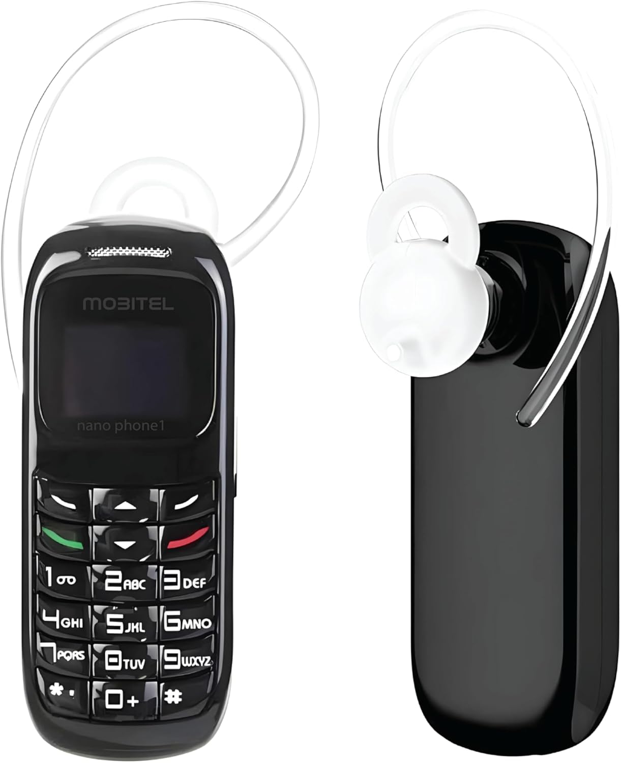 Mobitel Nano Phone with Bluetooth Dialler, SIM Free Unlocked Thumb Size ...