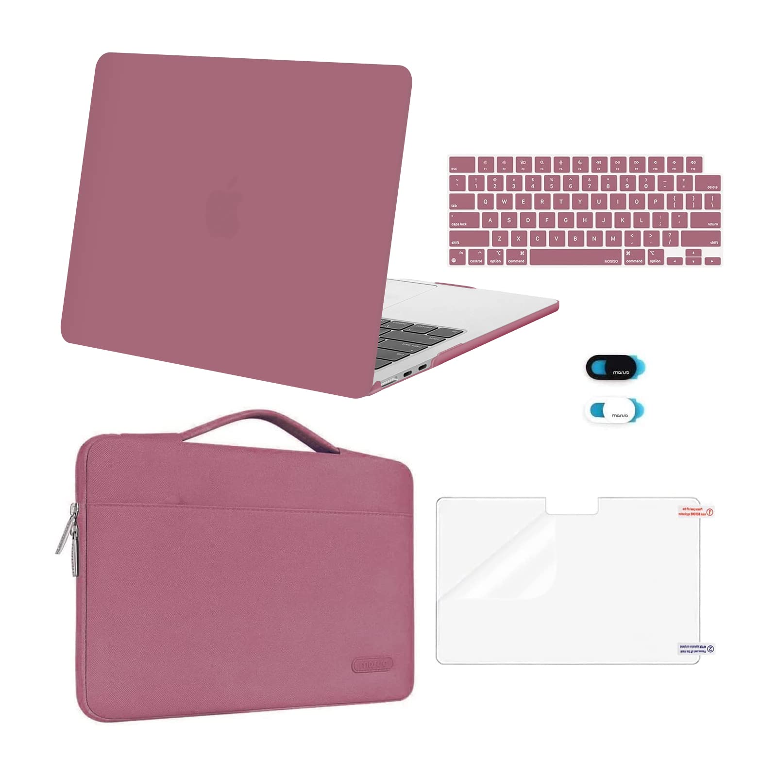 Amazon.com: MOSISO Compatible with MacBook Air 13 inch Case 2024 2023 ...