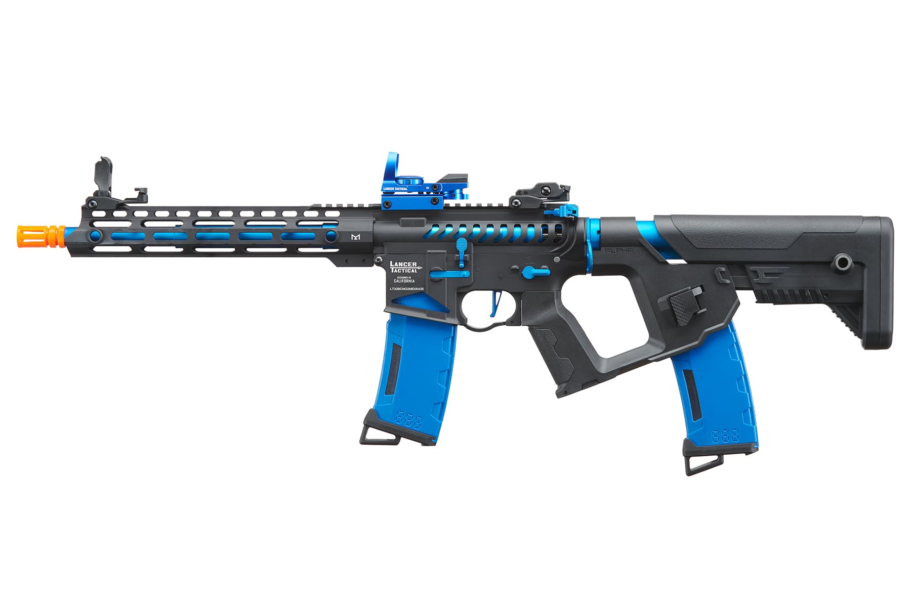 Amazon.com : Lancer Tactical Proline Enforcer Bluebird Skeleton Steel ...