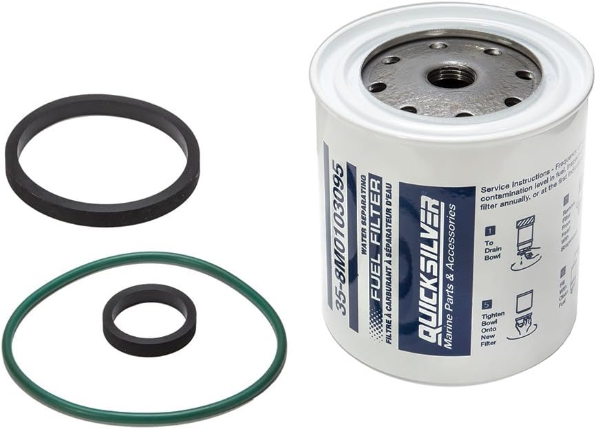 Amazon.com: Mercury - Mercruiser 35-8M0103095; Water Separator Fuel ...