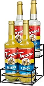 Amazon.com: MCSAPIL Coffee Syrup Rack (4 Bottle Capacity)，Coffee Syrup ...