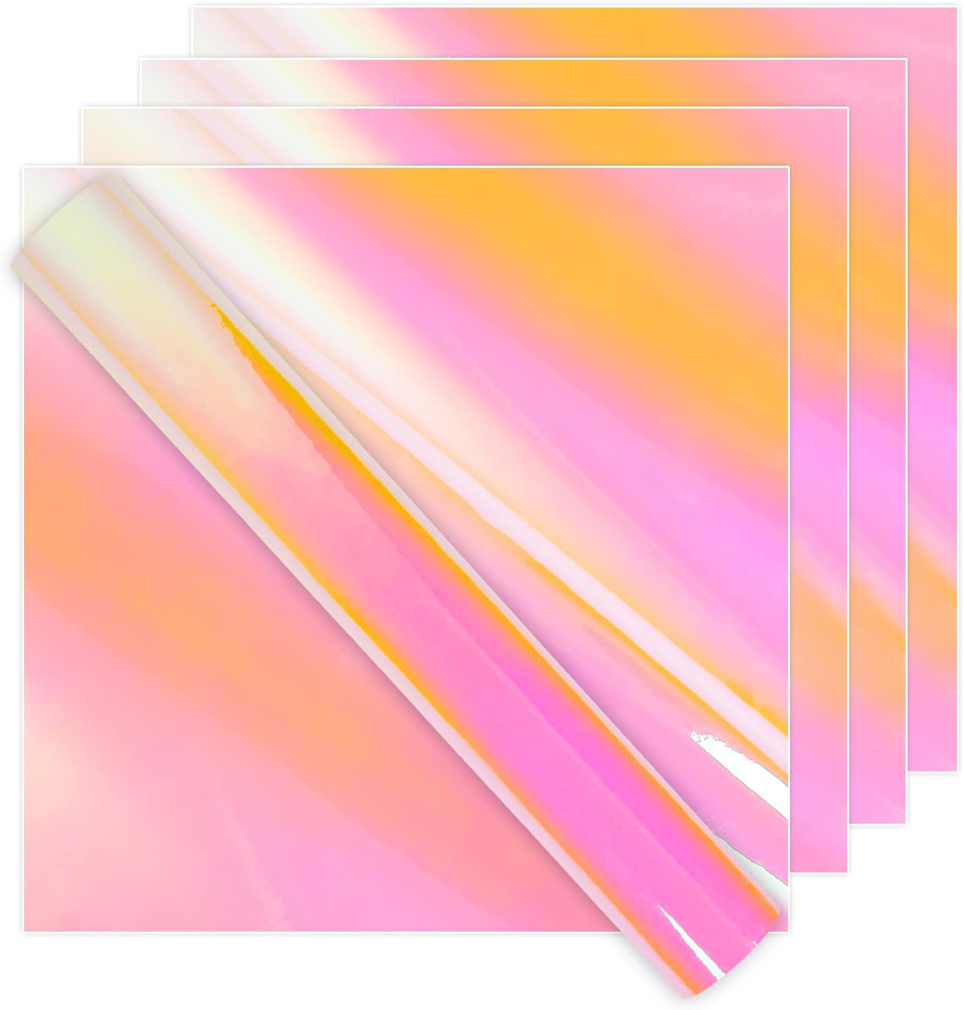 IModeur Vinilo holográfico para Cricut – Paquete de 5 láminas de vinilo ...