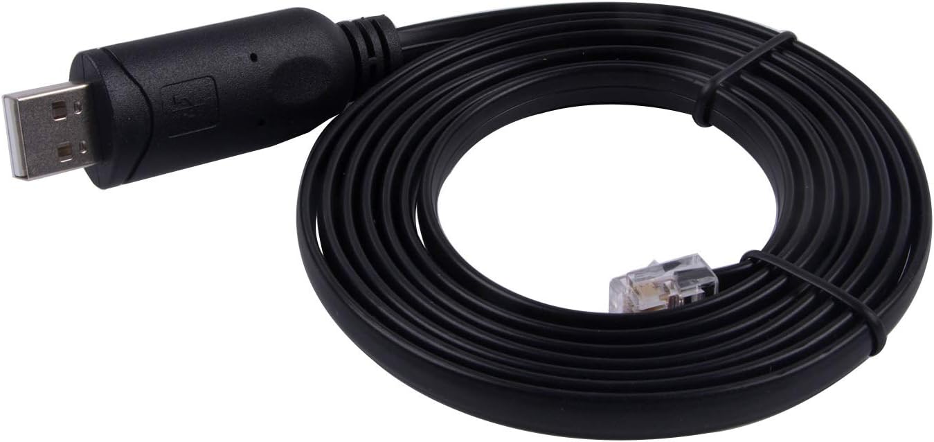 Amazon.com: DB9 Serial RS232 to RJ12 6P6C Adapter Cable for APC PDU 940 ...