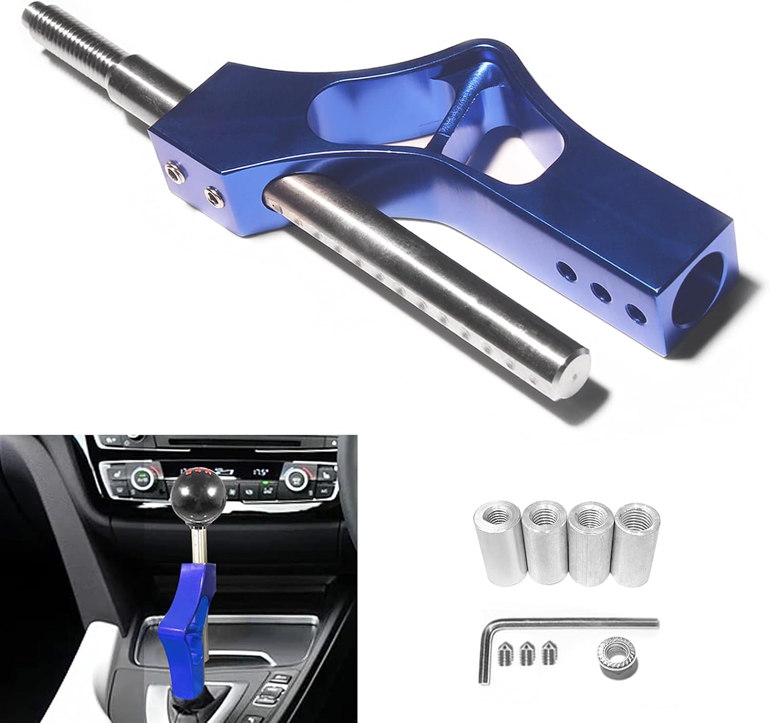 Amazon.com: Monrand Blue Manual Shifter Extender 12x1.25, Adjustable ...