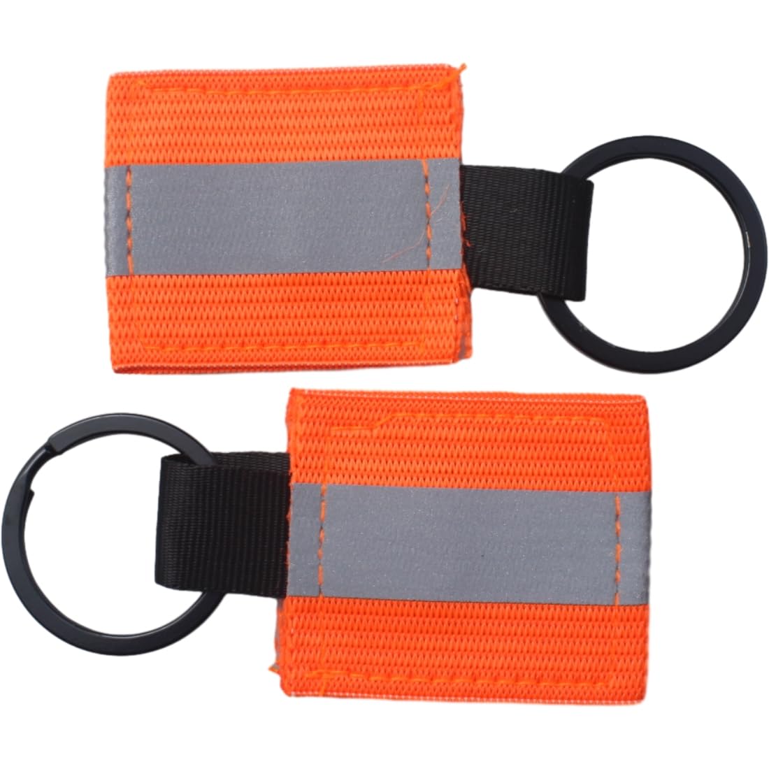 Snapklik.com : Double Sided Reflective Zipper Pulls Nylon Keychain ...