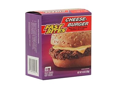 Amazon.com : Fast Bites Cheeseburger, 4.6 Ounce - 30 per case ...