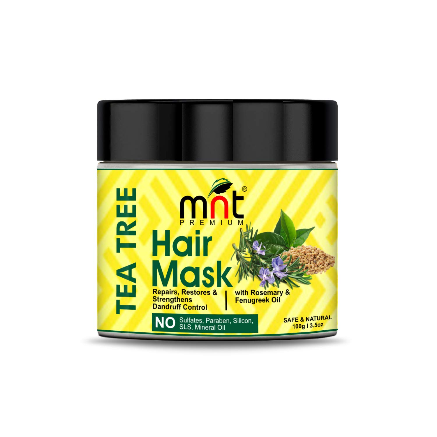 MNT Tea Tree Hair Mask with Rosemary & Fenugreek Oil for Hair Repair ...