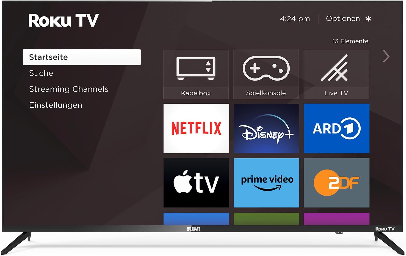 METZ Blue Roku TV, 4K UHD Smart TV, 55 Zoll, 139 cm, Fernseher mit ...