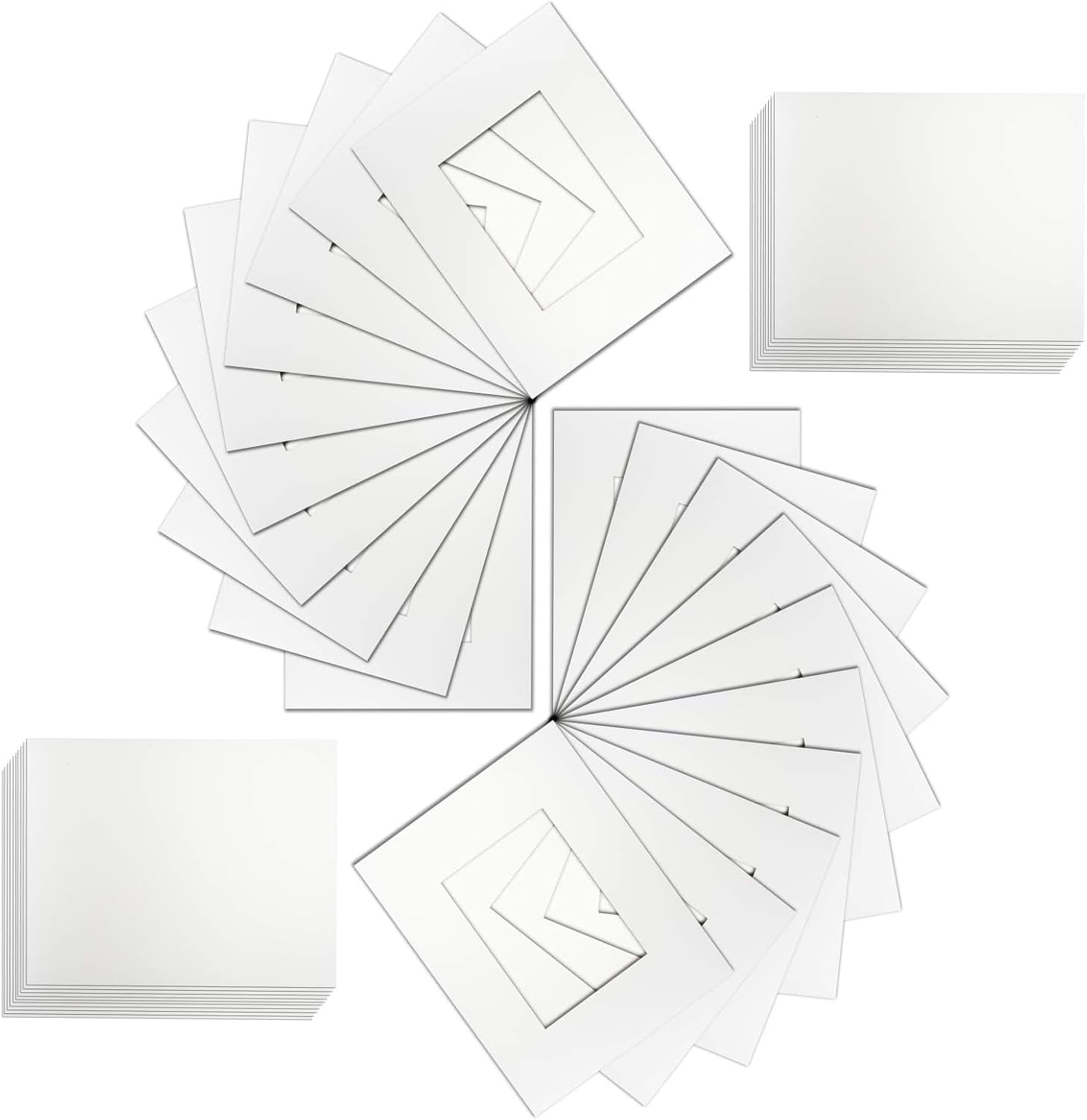 Canvasbay Picture Mounts for Frames with Backs and Clear Resealable ...