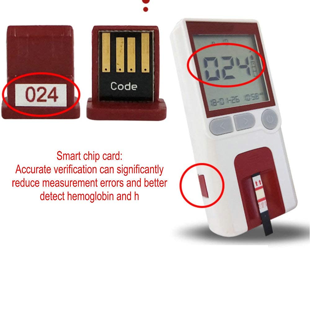 Healthcaretuye Hb Hemoglobin Meter Anemia Monitor Hemoglobin Test Meter ...